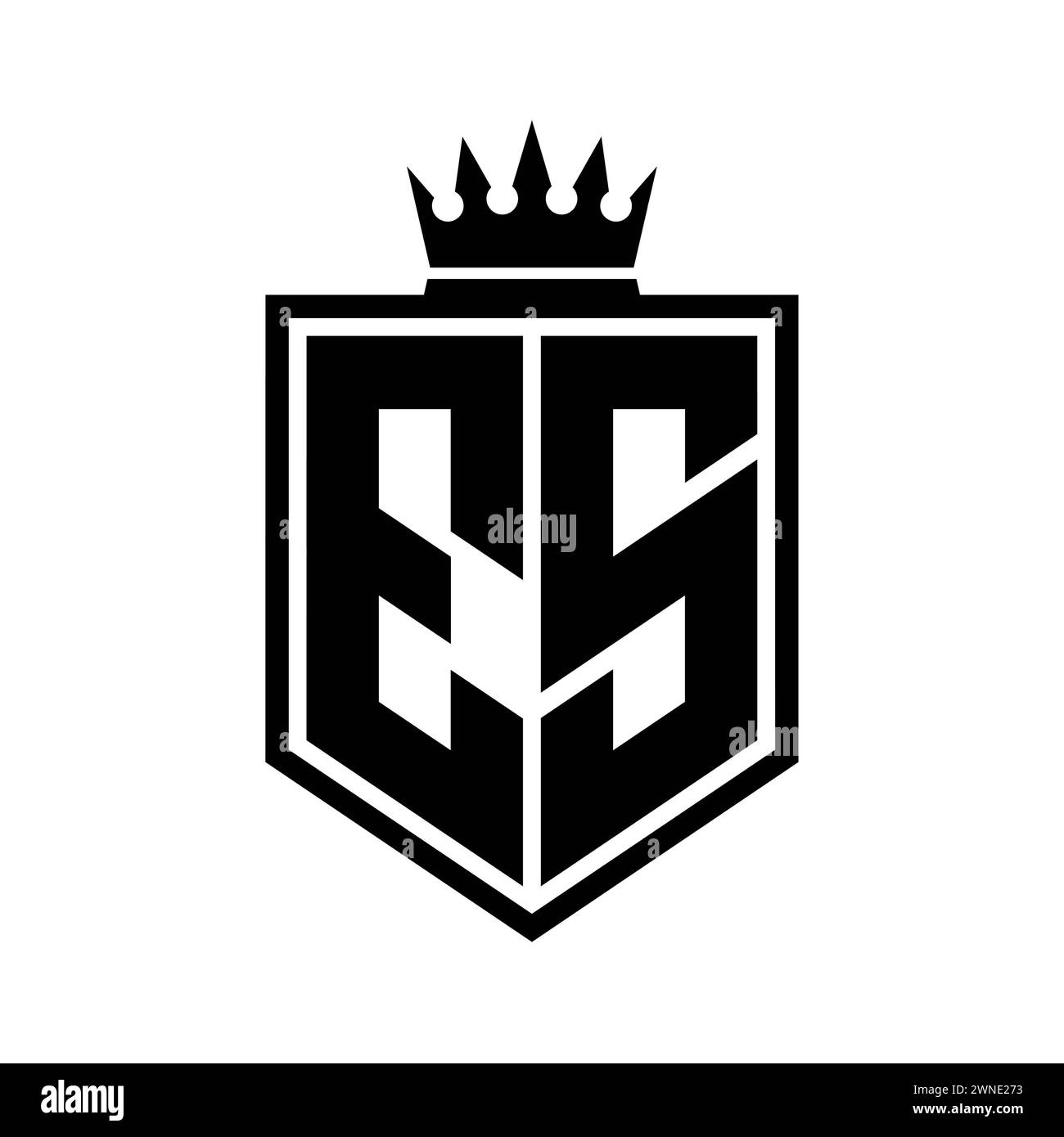 Es simple logo hi-res stock photography and images - Alamy