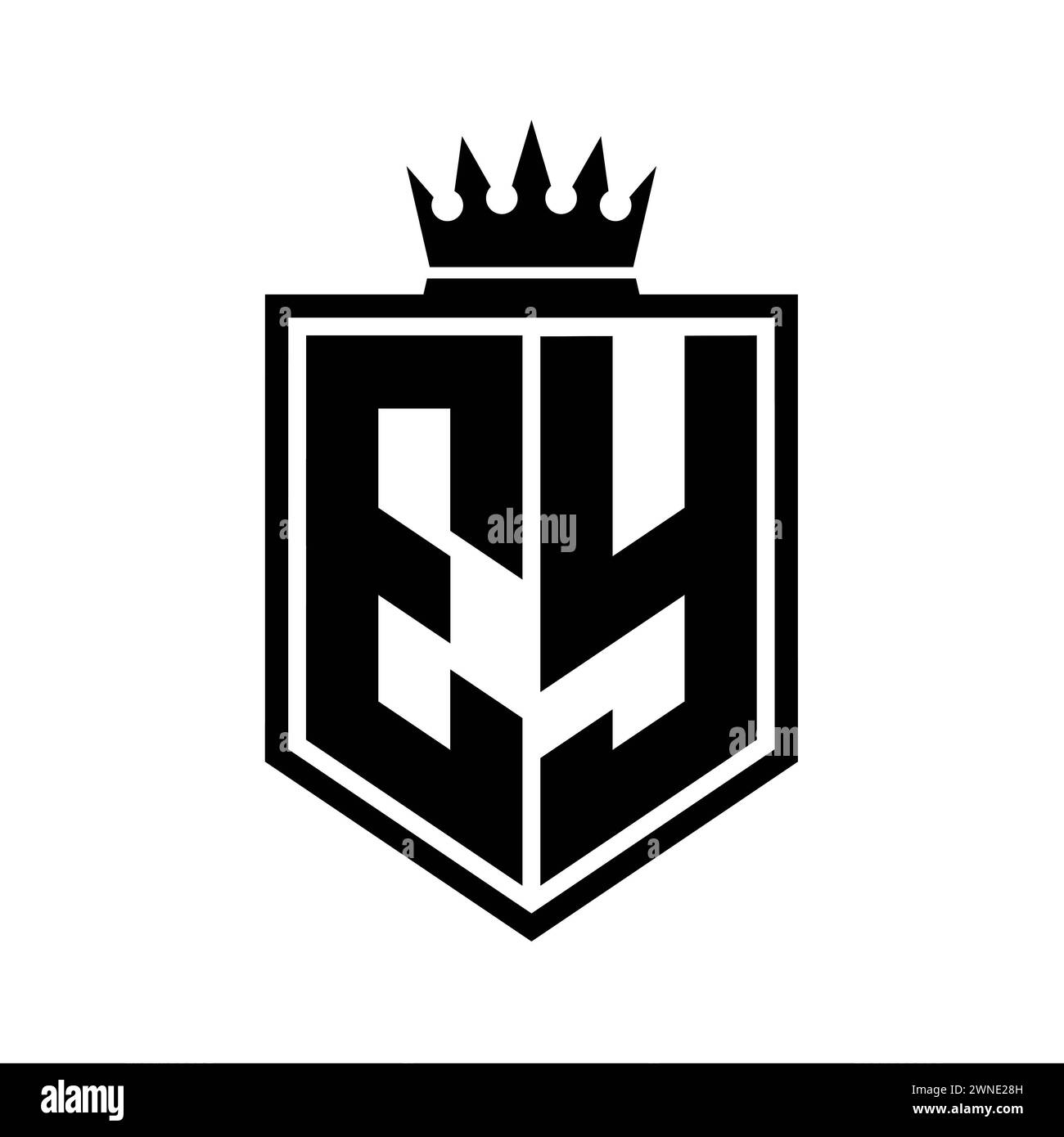 Ey logo design Black and White Stock Photos & Images - Alamy