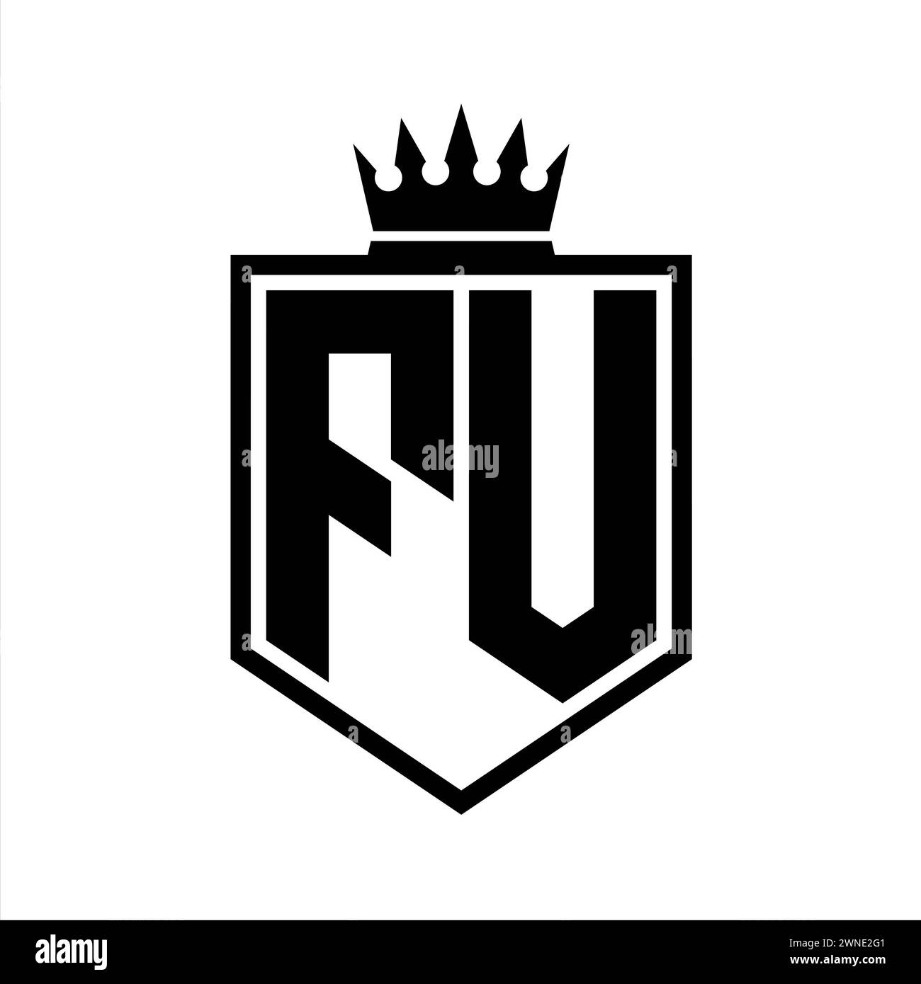 Fv logo design Black and White Stock Photos & Images - Alamy