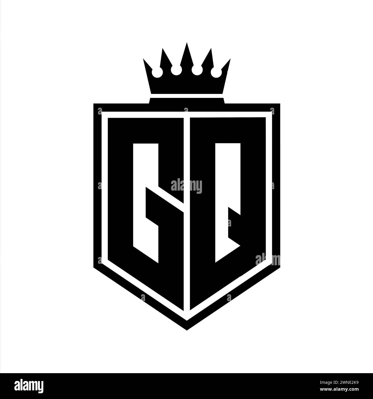 Gq logos Black and White Stock Photos & Images - Alamy