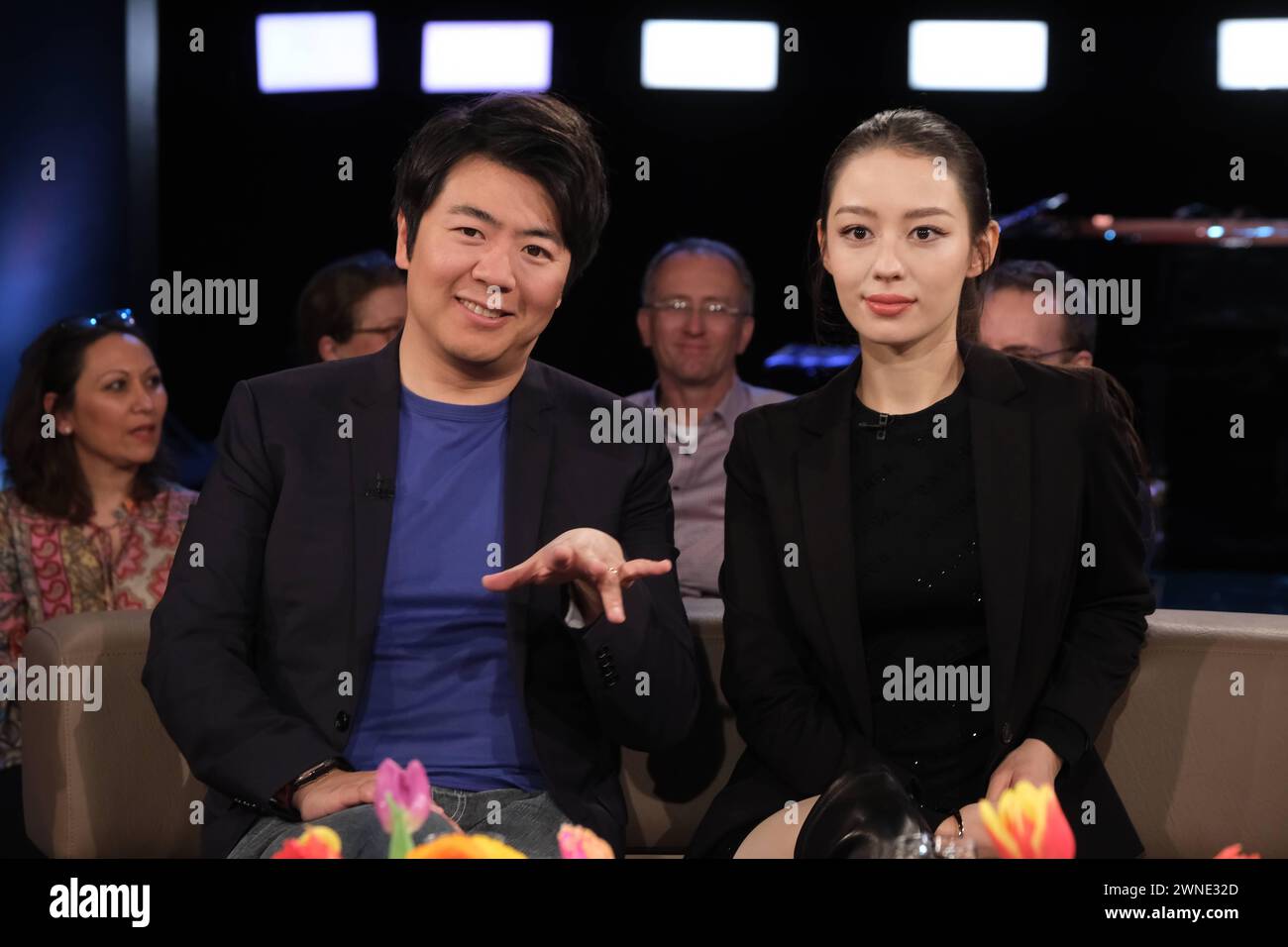 Lang Lang Pianist mit Ehefrau Gina Alice Pianistin zu Gast in der NDR ...
