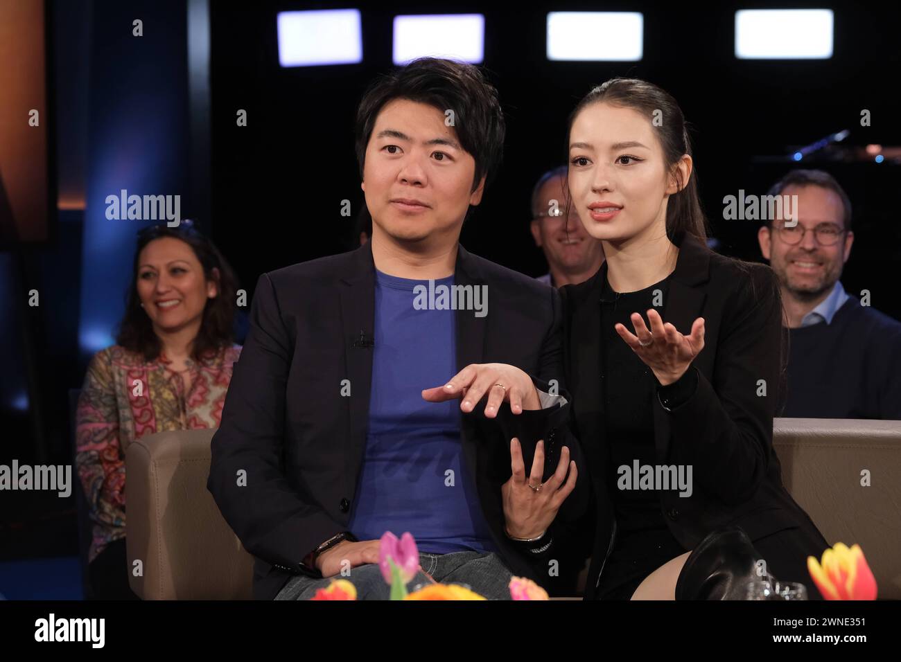 Lang Lang Pianist mit Ehefrau Gina Alice Pianistin zu Gast in der NDR ...