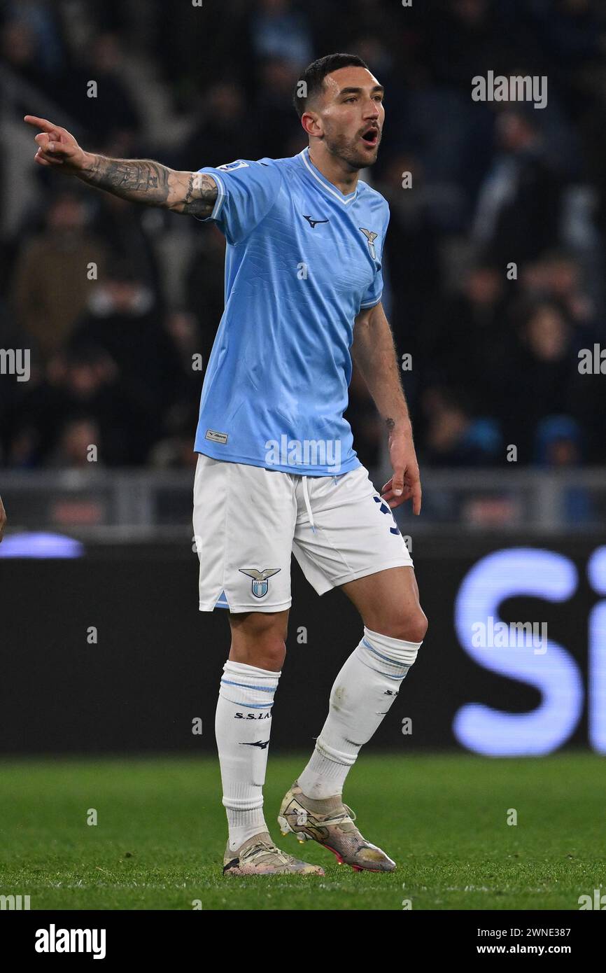 Rome, Italy. 01st Mar, 2024. Danilo Cataldi of S.S. Lazio during the ...