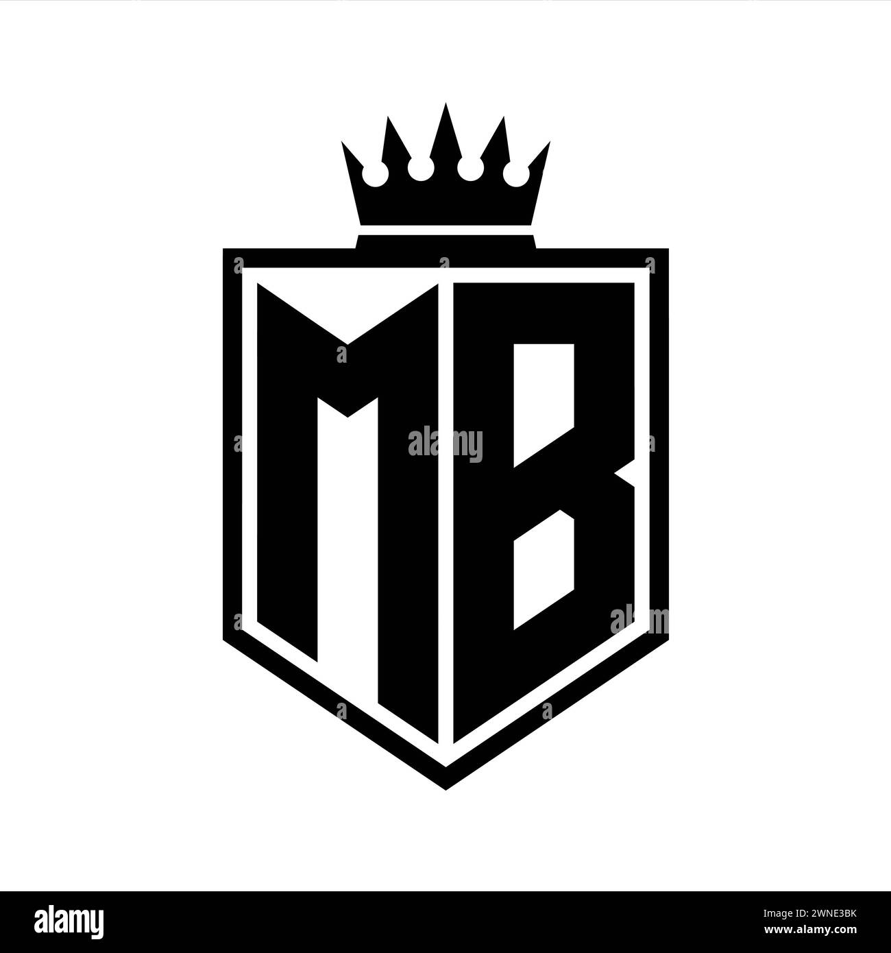 Monogram mb Black and White Stock Photos & Images - Alamy
