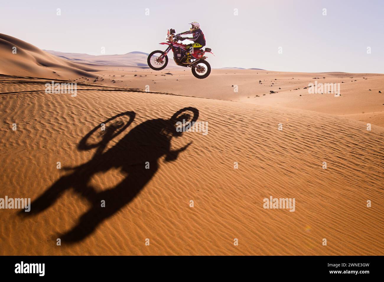 40 ALALI Hamdan (ARE), Husqvarna 450 FE, action during the Stage 5 of ...