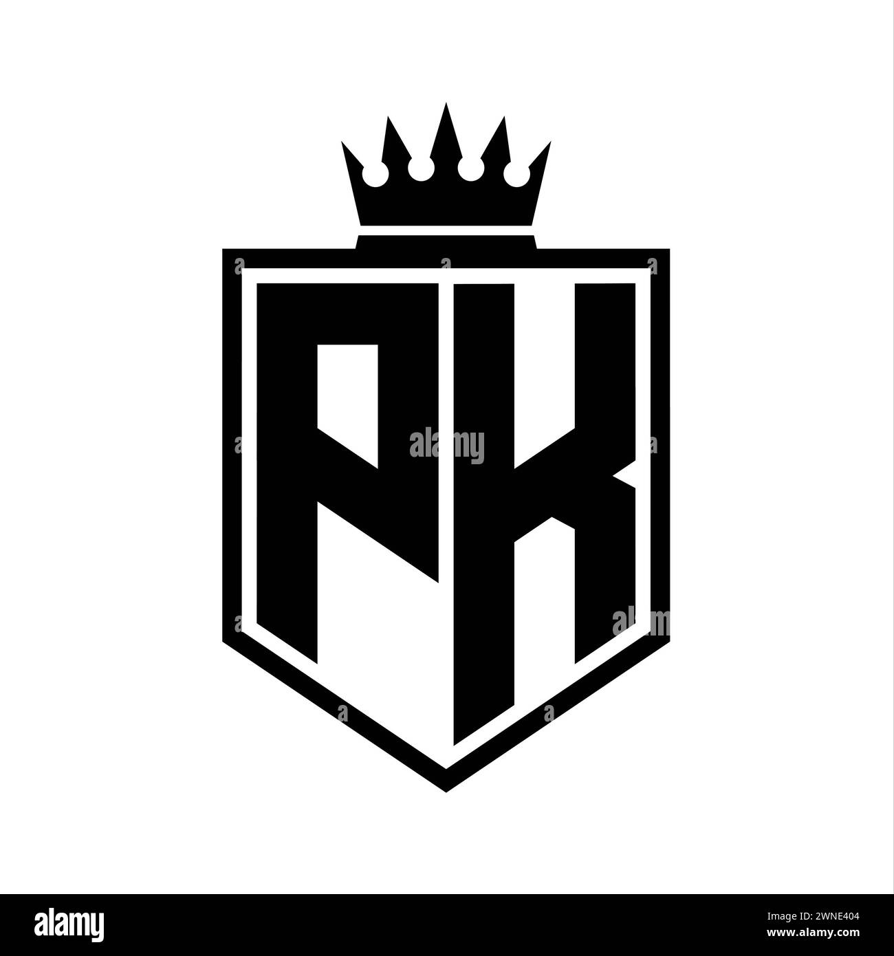 Pk logo Black and White Stock Photos & Images - Alamy