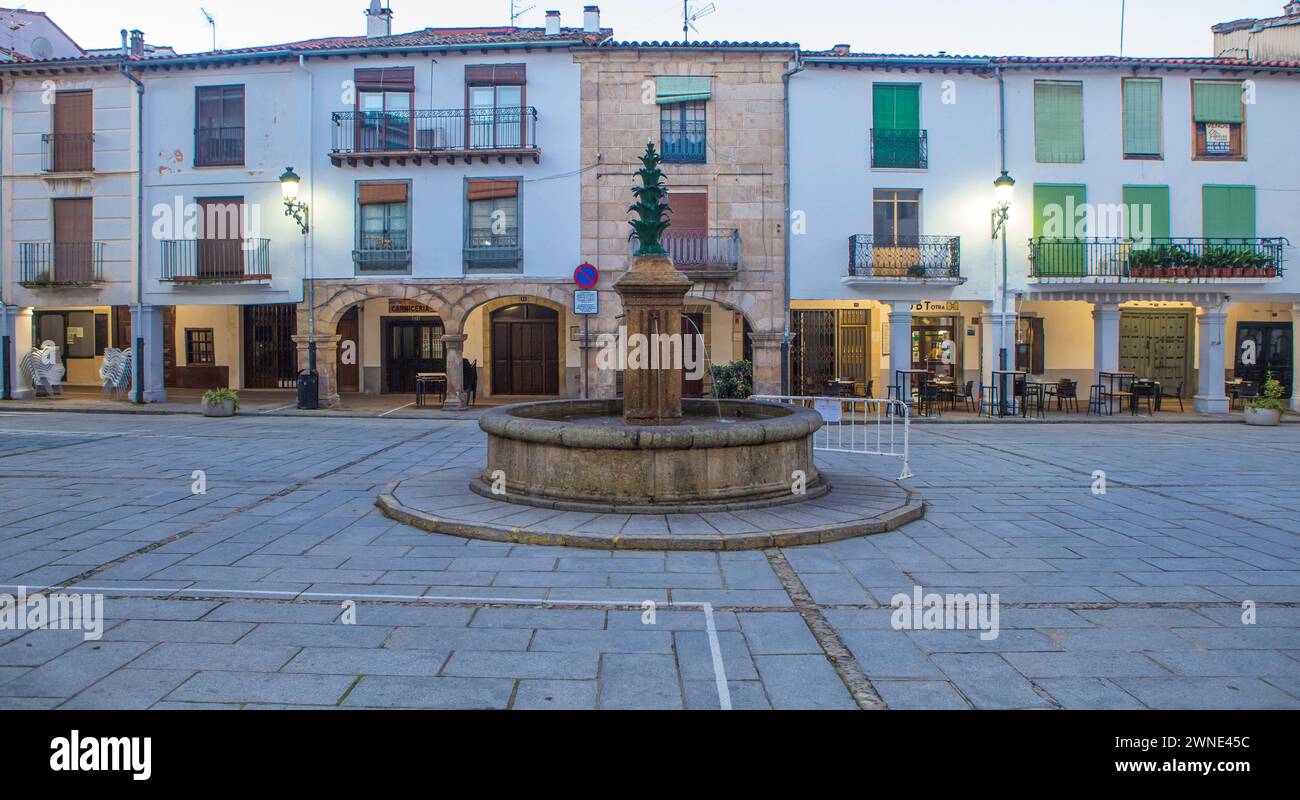 Hervas, Spain - Hervas Jan 21st, 2024: Corredera Square, Ambroz Valley ...