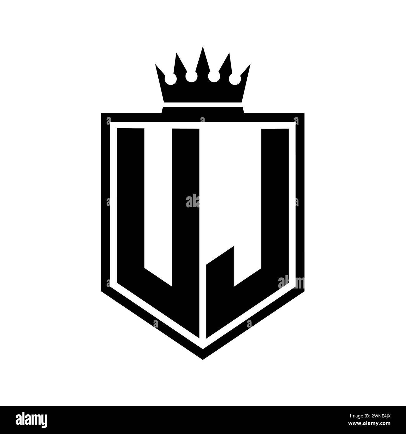 Uj logo design Black and White Stock Photos & Images - Alamy