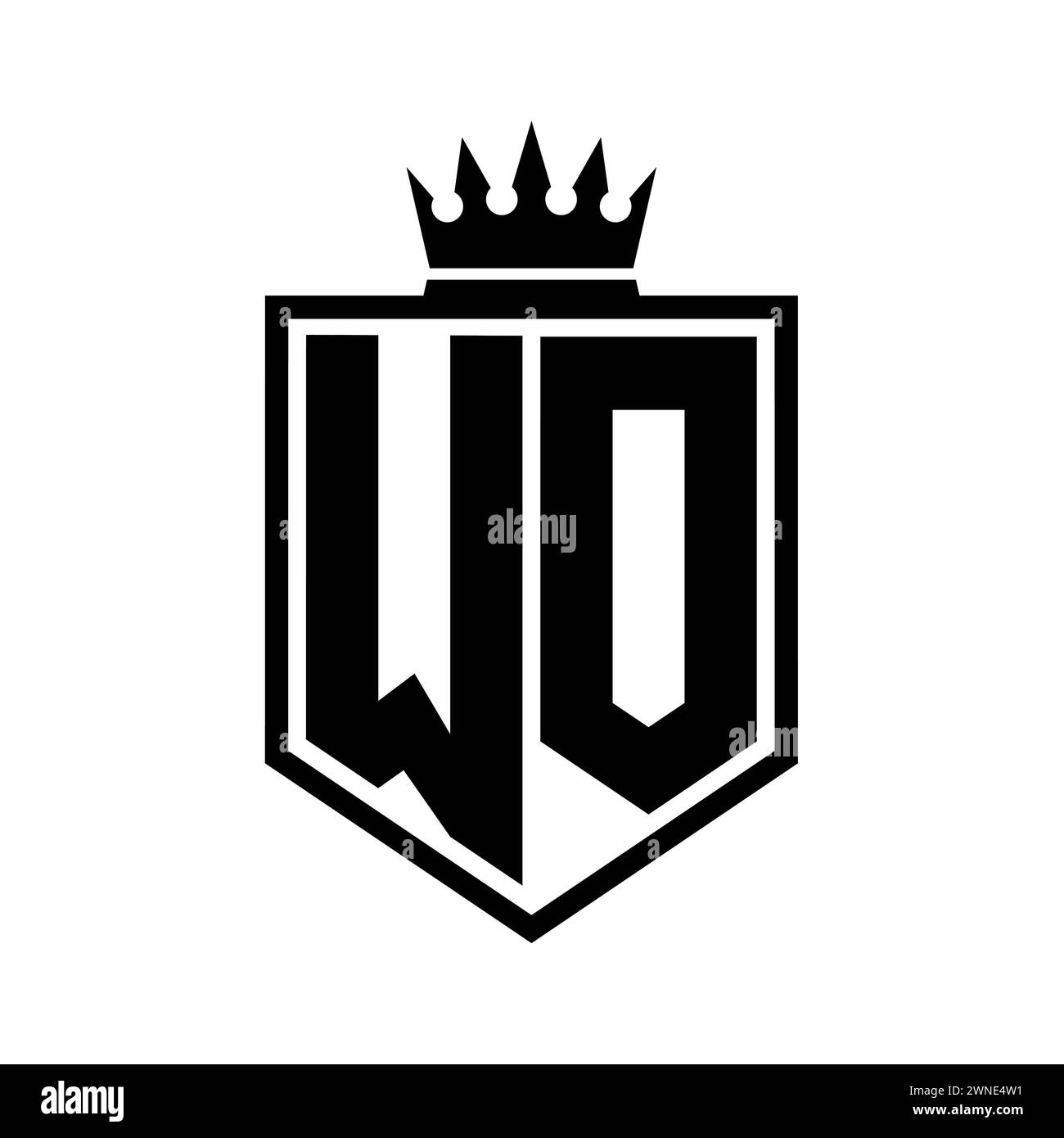 Wo logo Black and White Stock Photos & Images - Alamy