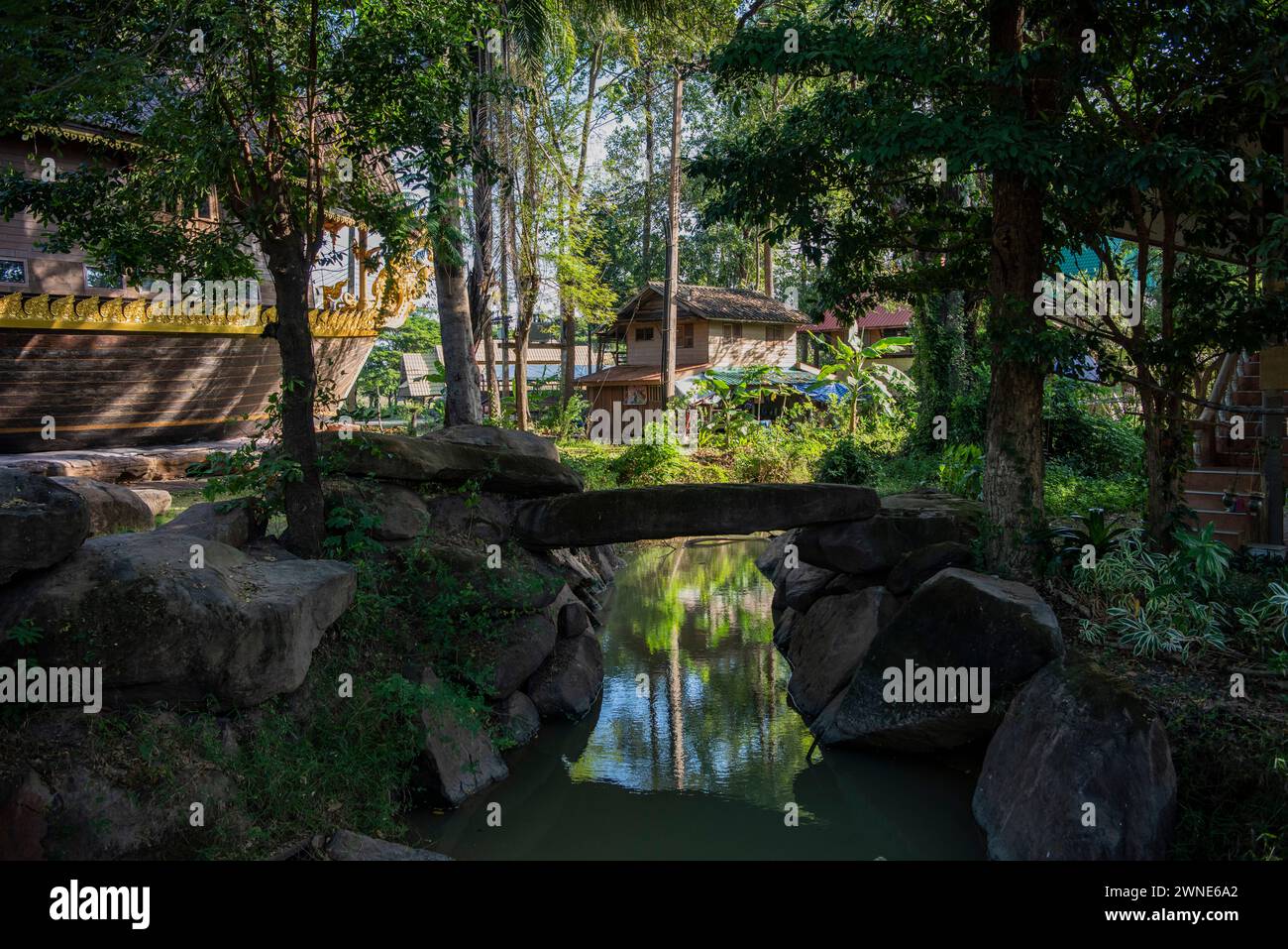 Buddha sathan ratchathani asoke village hi-res stock photography and ...