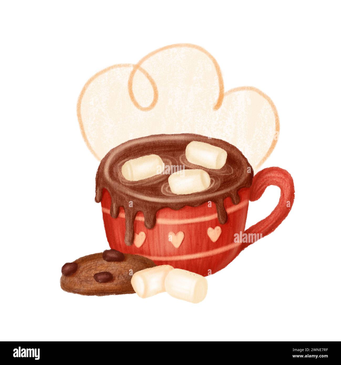 Cartoon hot chocolate hi-res stock photography and images - Alamy