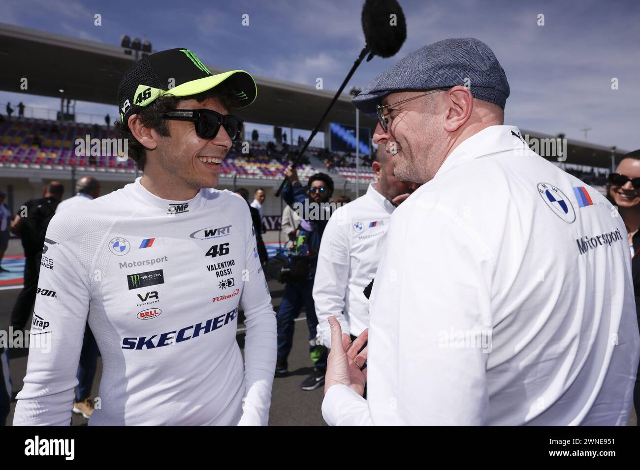 ROSSI Valentino (ita), Team WRT, BMW M4 GT3, portrait VOSSE Vincent ...