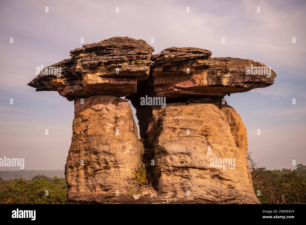 Sao Chaliang Yai Giant Rock Pillar at Pho Sai Village in Province of ...