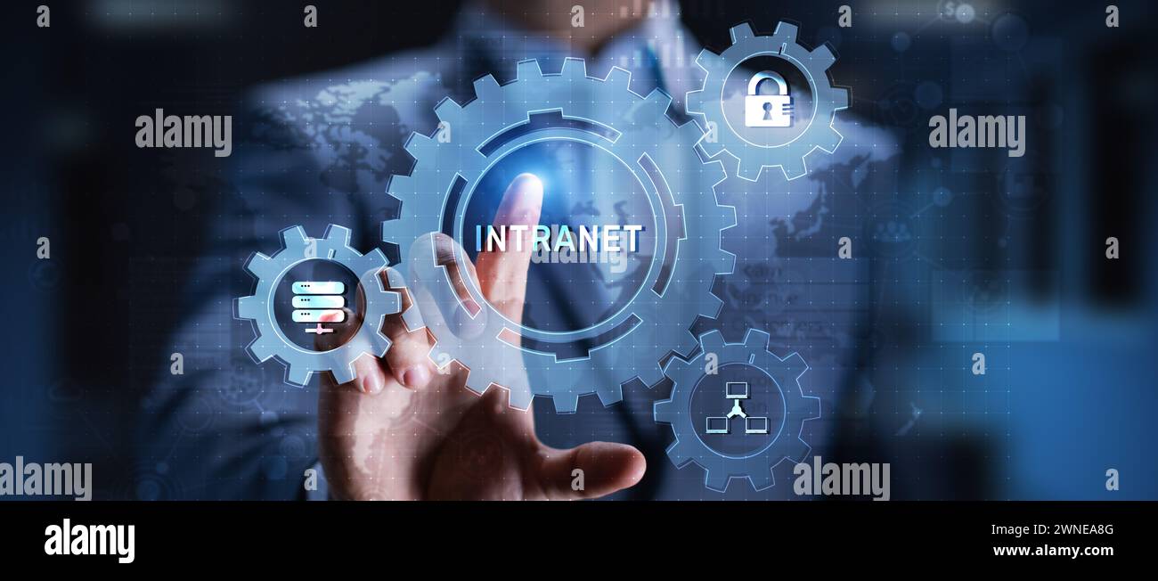 Intranet Business Corporate communication document management system ...