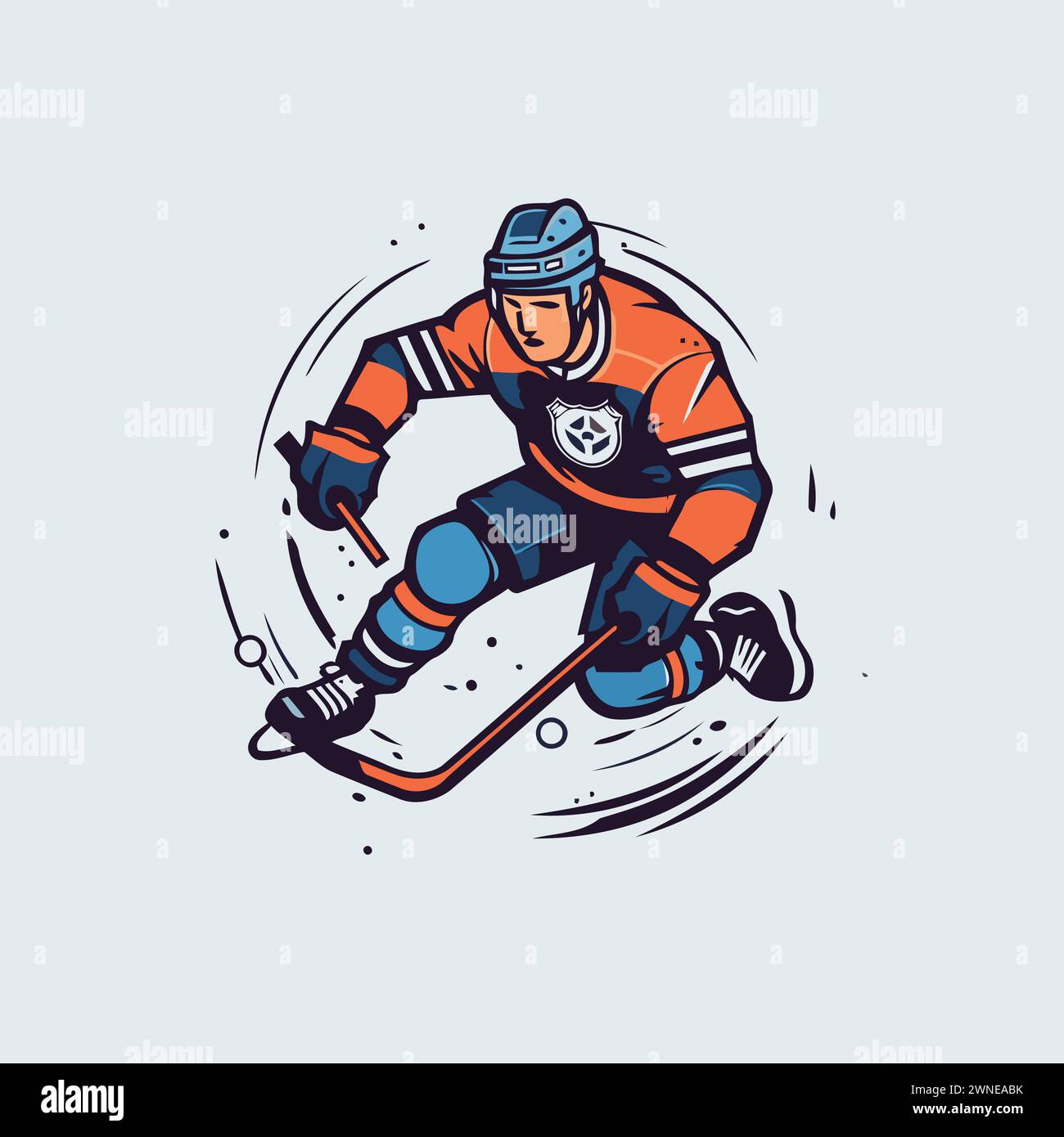 Cartoon puck Stock Vector Images - Alamy