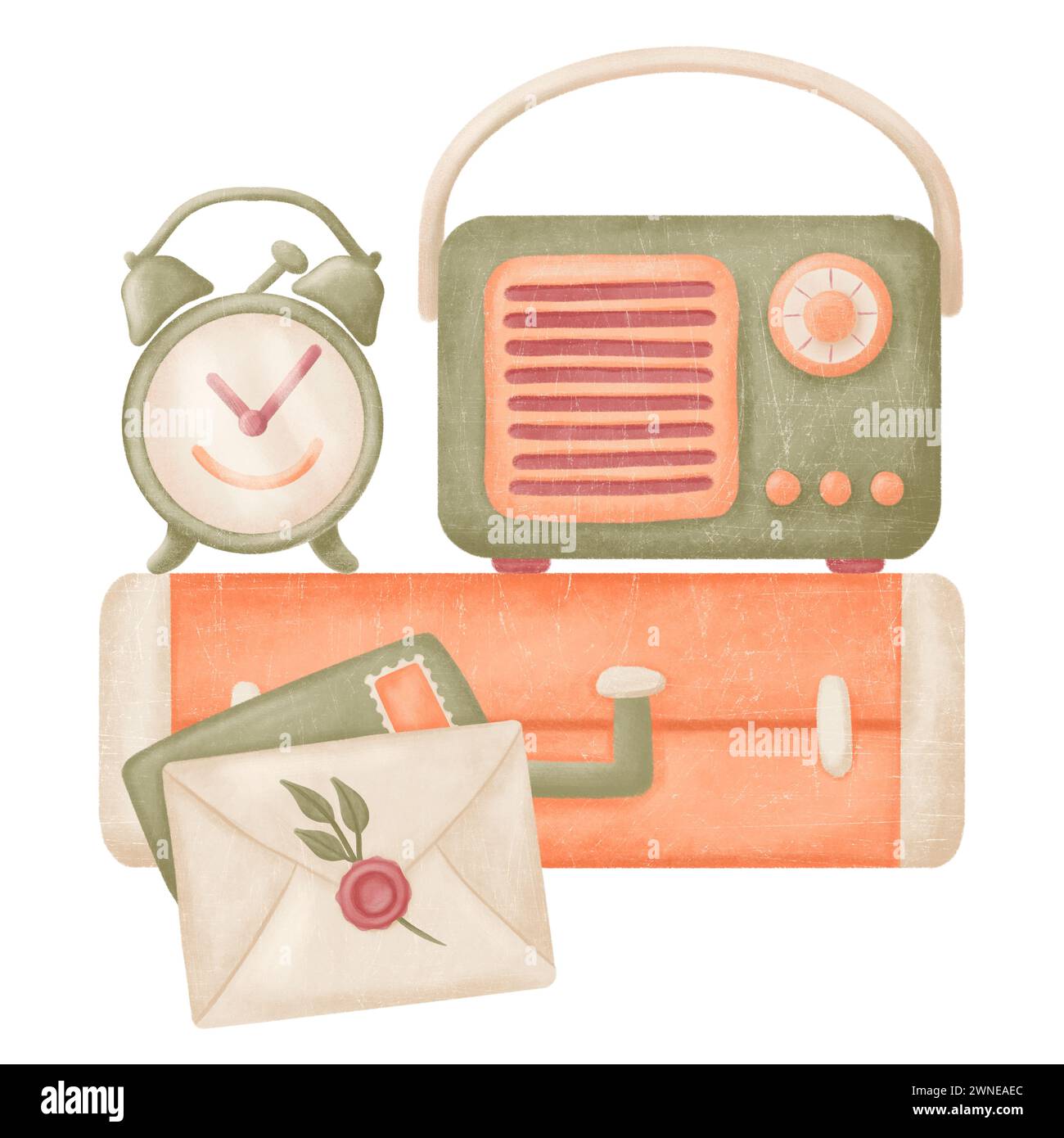 70s clock Cut Out Stock Images & Pictures - Alamy