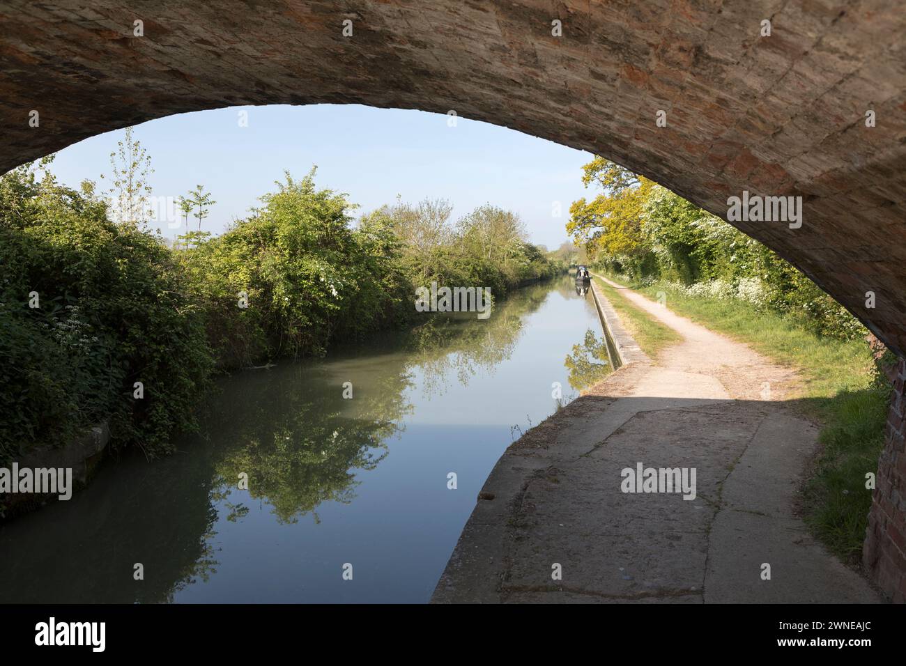 The Grand Union canal-Stockton locks Stock Photo - Alamy