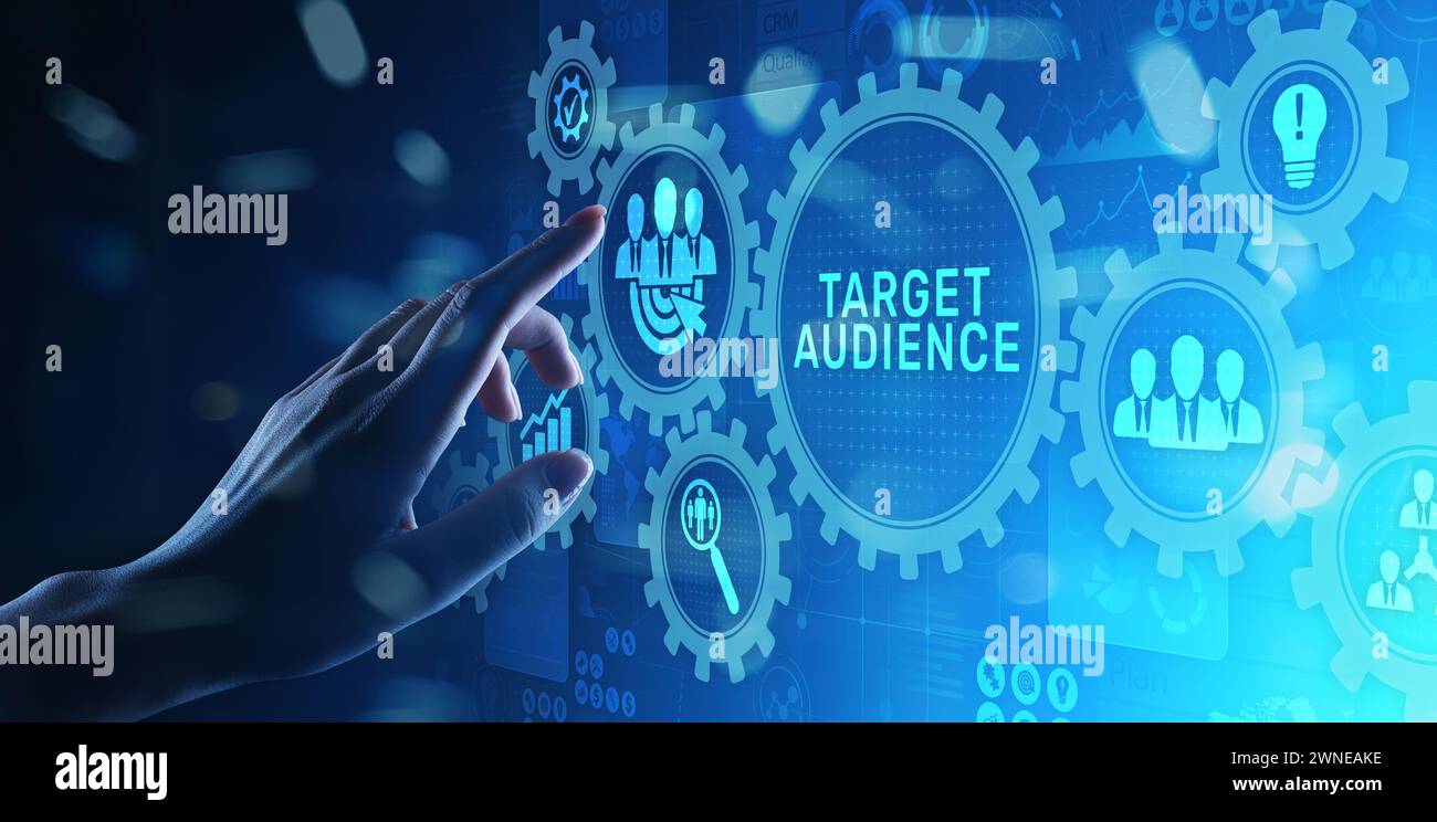 Target audience customer segmentation marketing strategy concept on ...