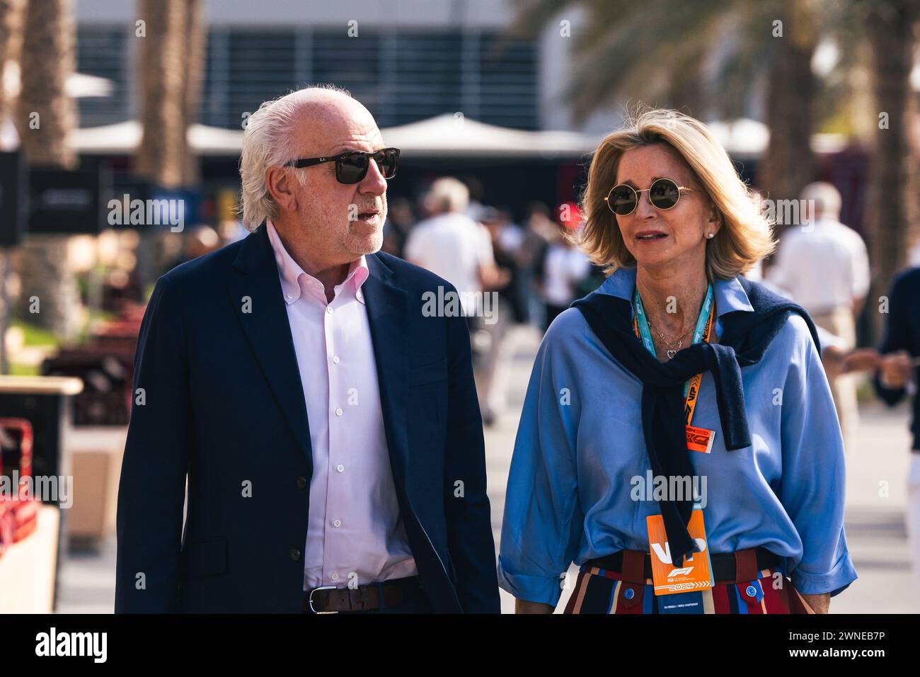 Sakhir, Bahrain. 02nd Mar, 2024. (L to R): David Richards (GBR ...