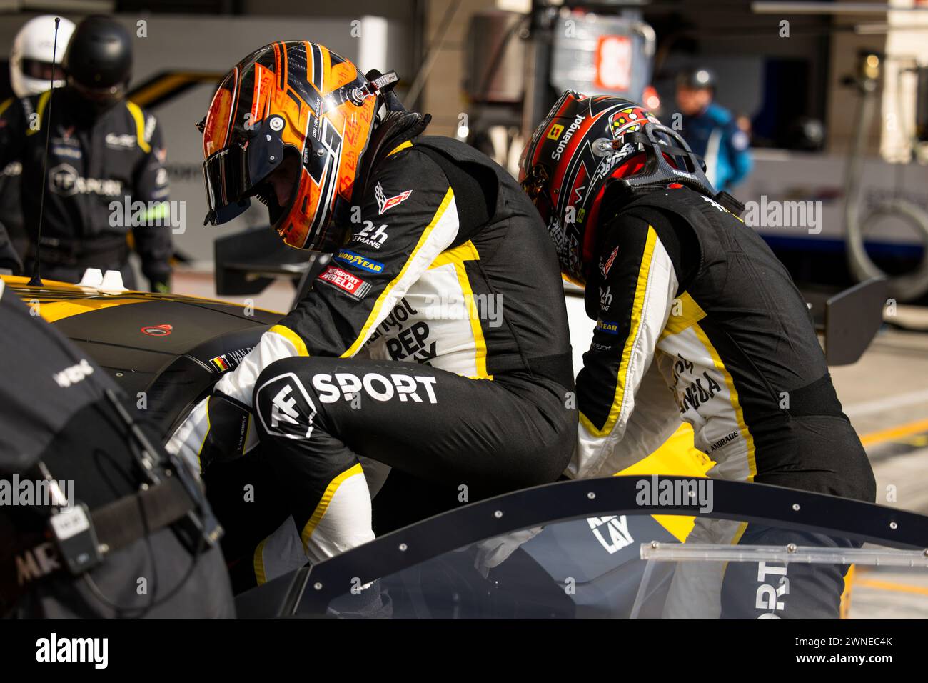 VAN ROMPUY Tom (bel), TF Sport, Corvette Z06 GT3.R, portrait during the ...