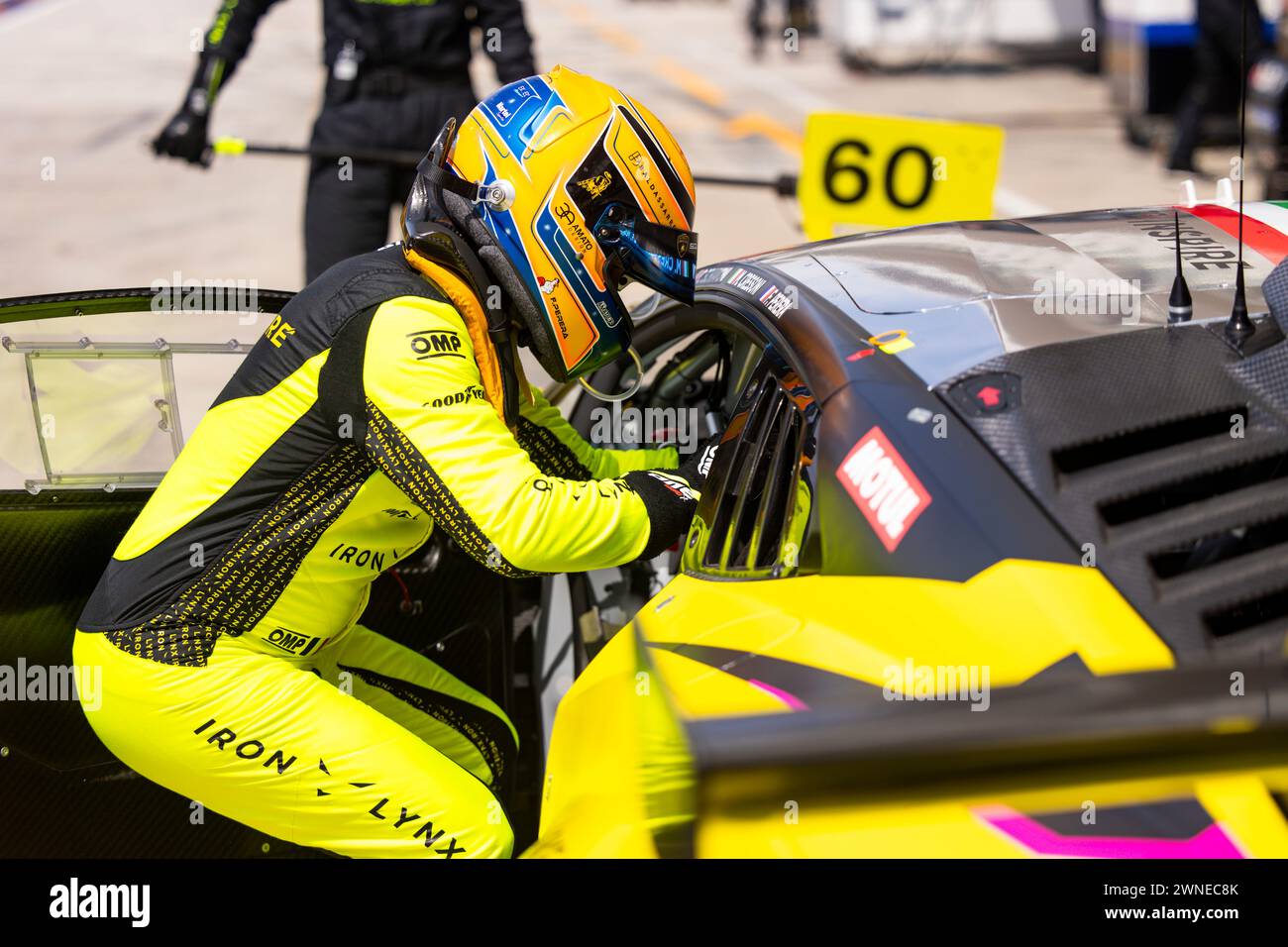 PERERA Franck (fra), Iron Lynx, Lamborghini Huracan GT3 Evo2, portrait ...