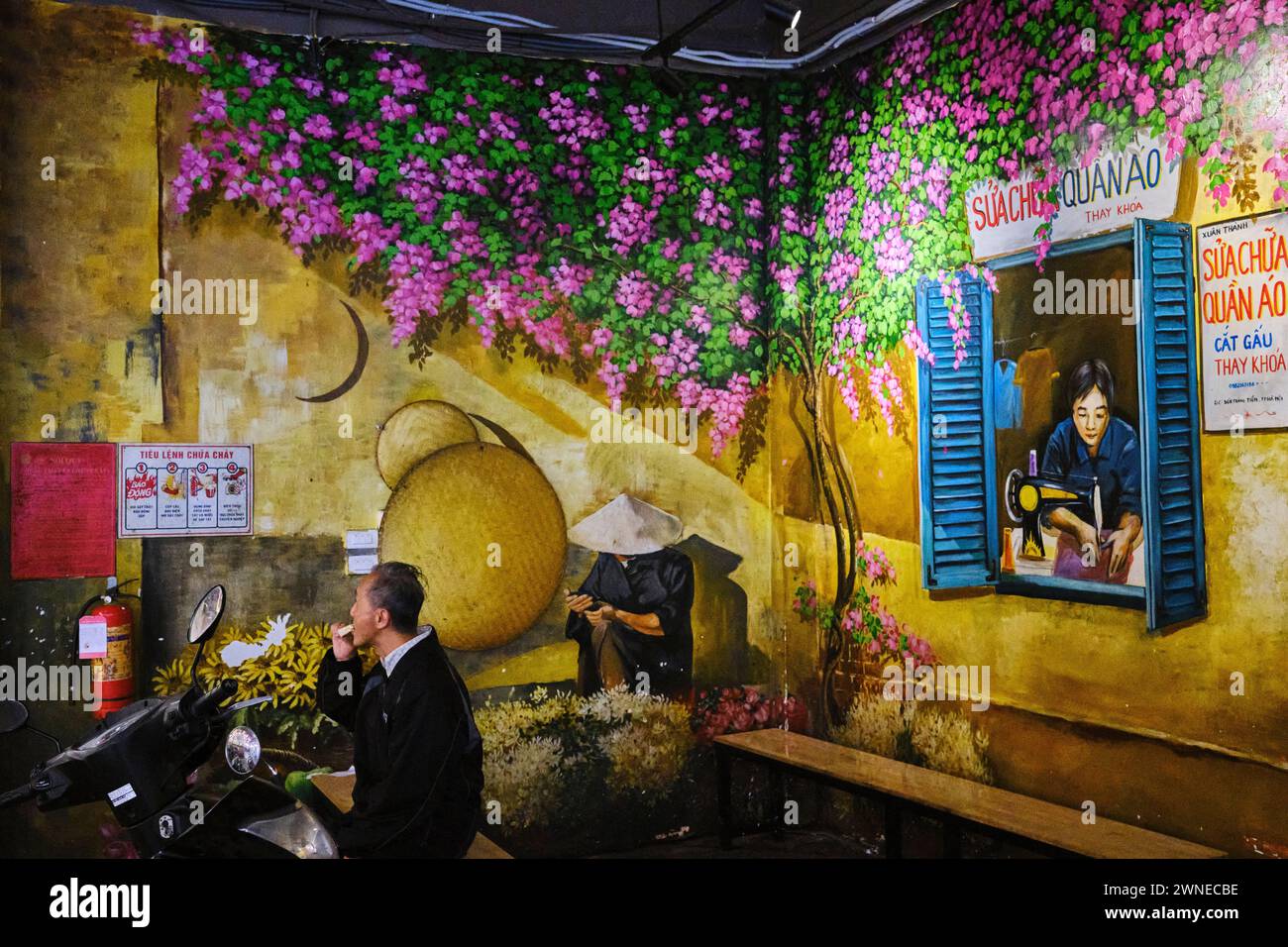 Jan 2024, Interior of Kem Trang Tien ice cream shop in Hanoi Stock ...