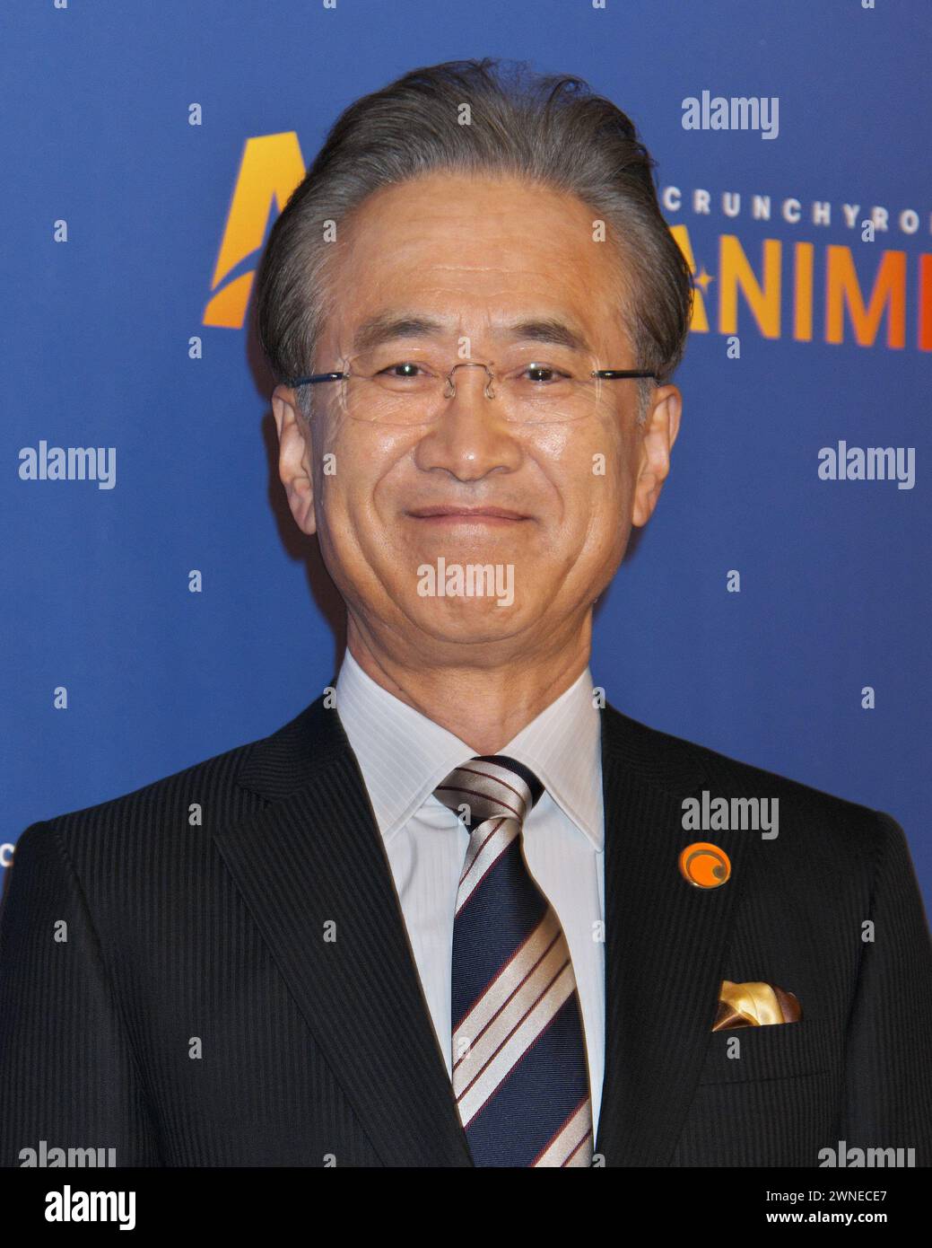 Tokyo, Japan. 02nd Mar, 2024. Sony President and Chairman Kenichiro Yoshida attends an orange ...
