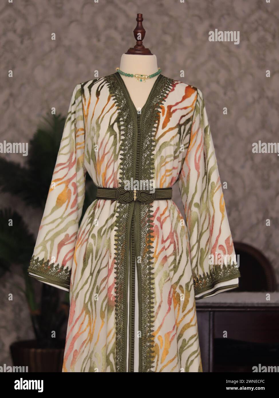 Authentic Moroccan caftan traditional Moroccan craftsmanship Stock ...