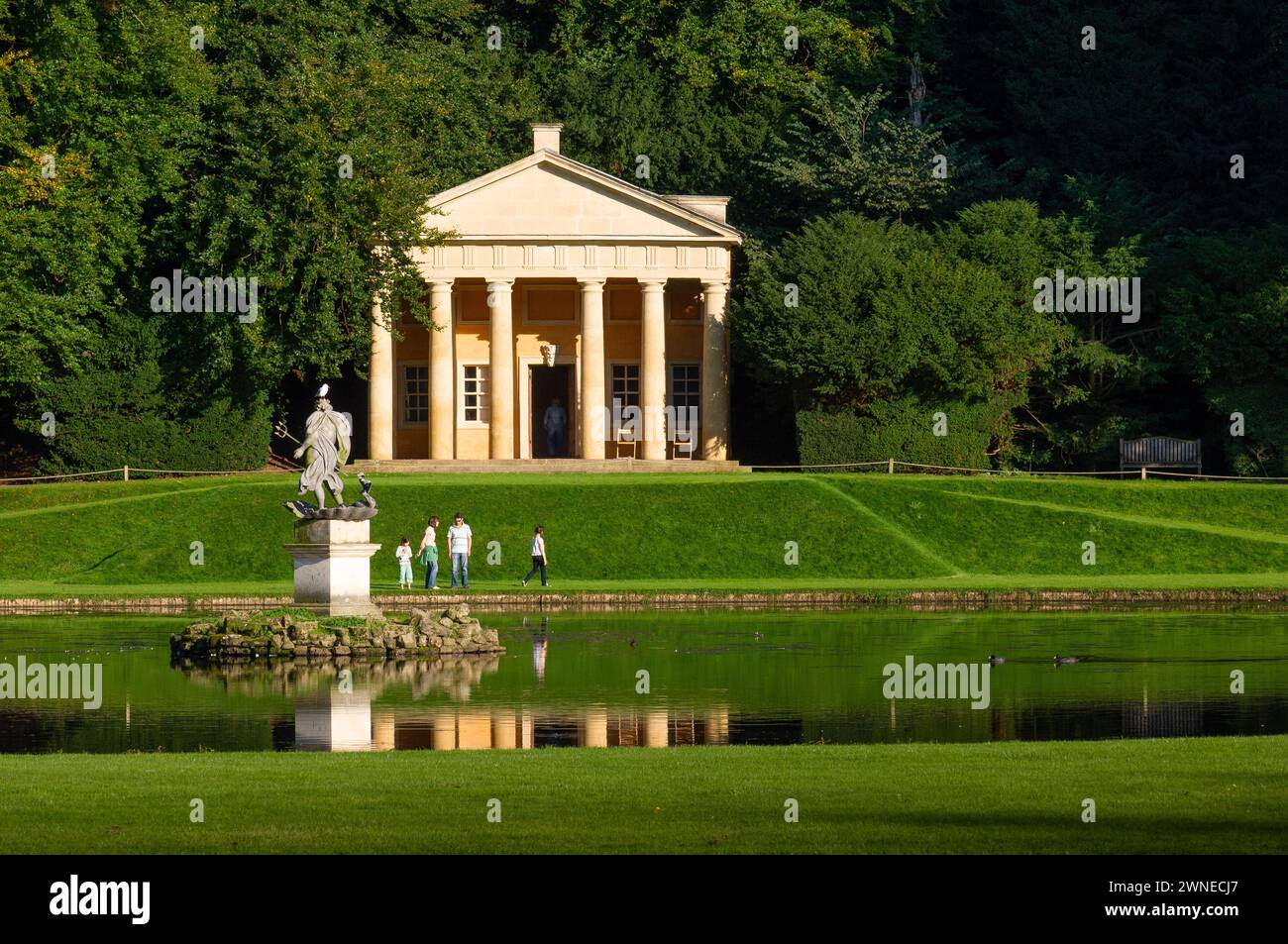 Fountains Abbey and Studley Royal Water Garden, Yorkshire, England ...