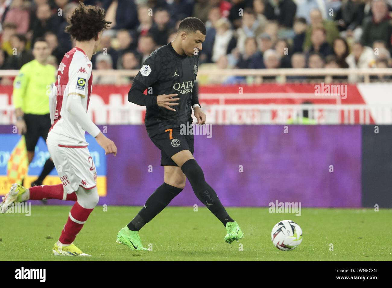 Kylian Mbappe of PSG during the French championship Ligue 1 football ...