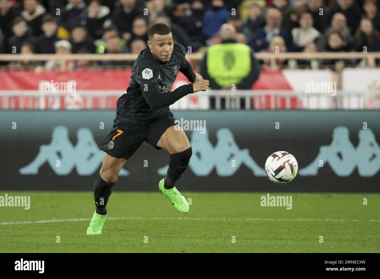 Kylian Mbappe of PSG during the French championship Ligue 1 football ...