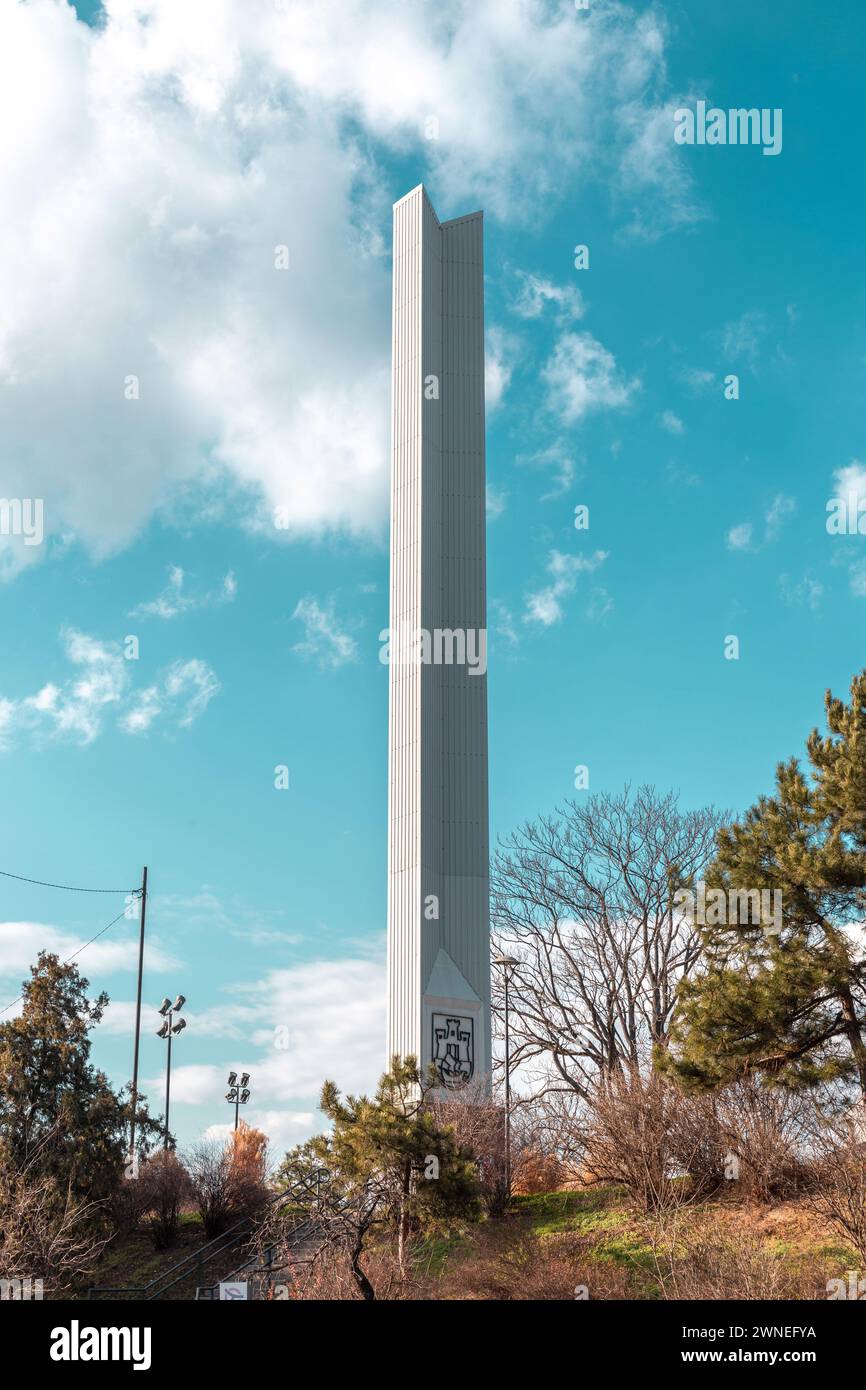Belgrade, Serbia - 8 FEB 2024: Monument to the 1st Summit of the Non ...
