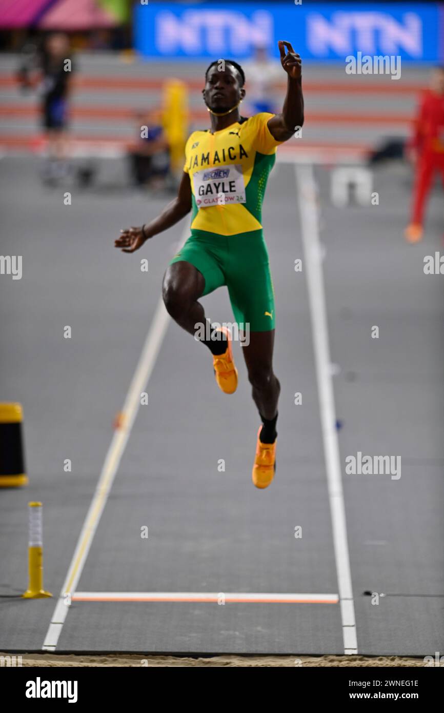Glasgow, UK. 02nd Mar, 2024. Glasgow Scotland :2–3-2024: Day 2 Tajay ...