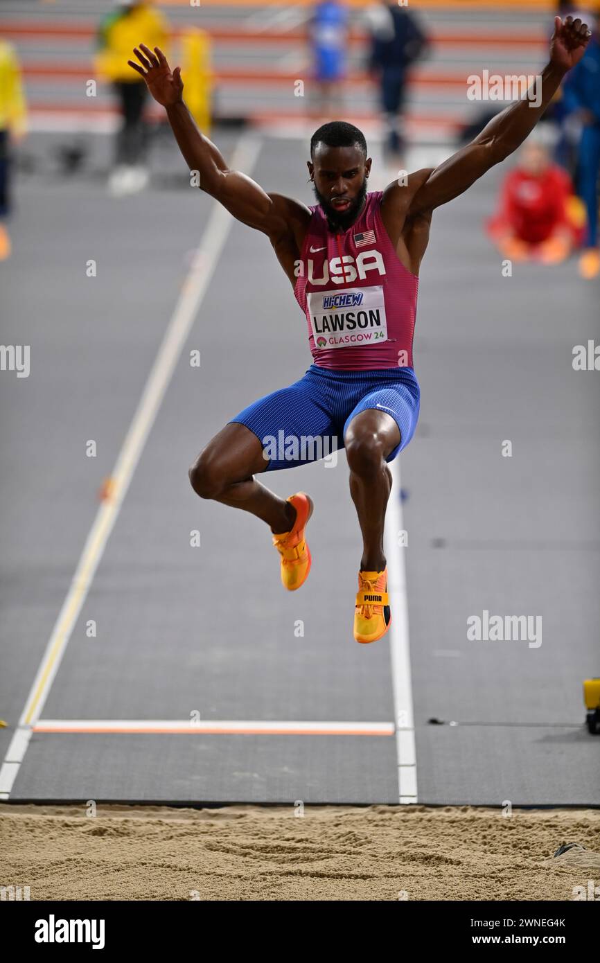 Glasgow, UK. 02nd Mar, 2024. Glasgow Scotland :2–3-2024: Day 2 Jarrion ...