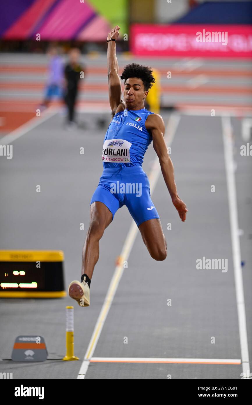 Glasgow, UK. 02nd Mar, 2024. Glasgow Scotland :2–3-2024: Day 2 Mattia ...