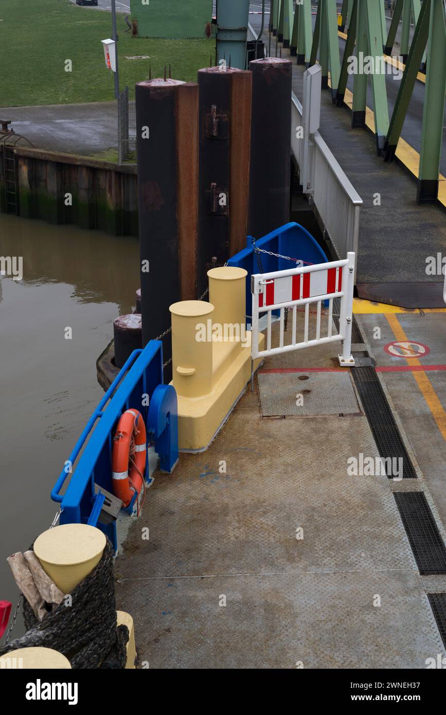 Ferry, ferry terminal, Duckdalben, Bremerhaven, Germany Stock Photo - Alamy