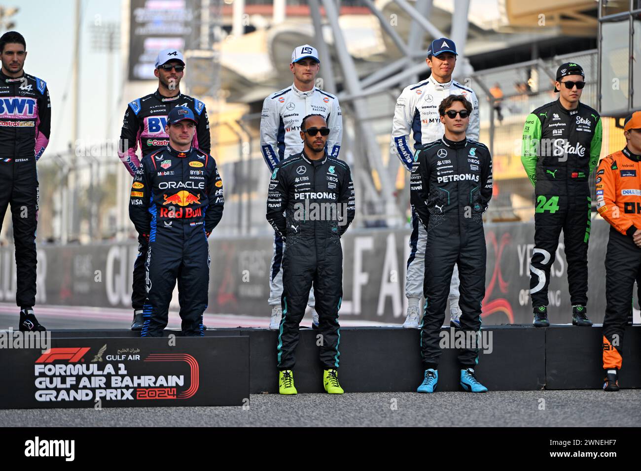 Sakhir, Bahrain. 02nd Mar, 2024. Drivers' Class of 2024 group ...