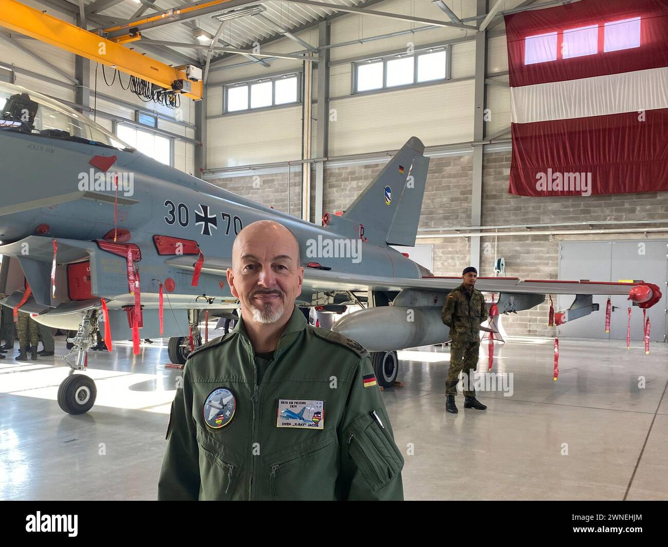 Lielvarde, Latvia. 02nd Mar, 2024. Lieutenant Colonel Swen Jacob ...