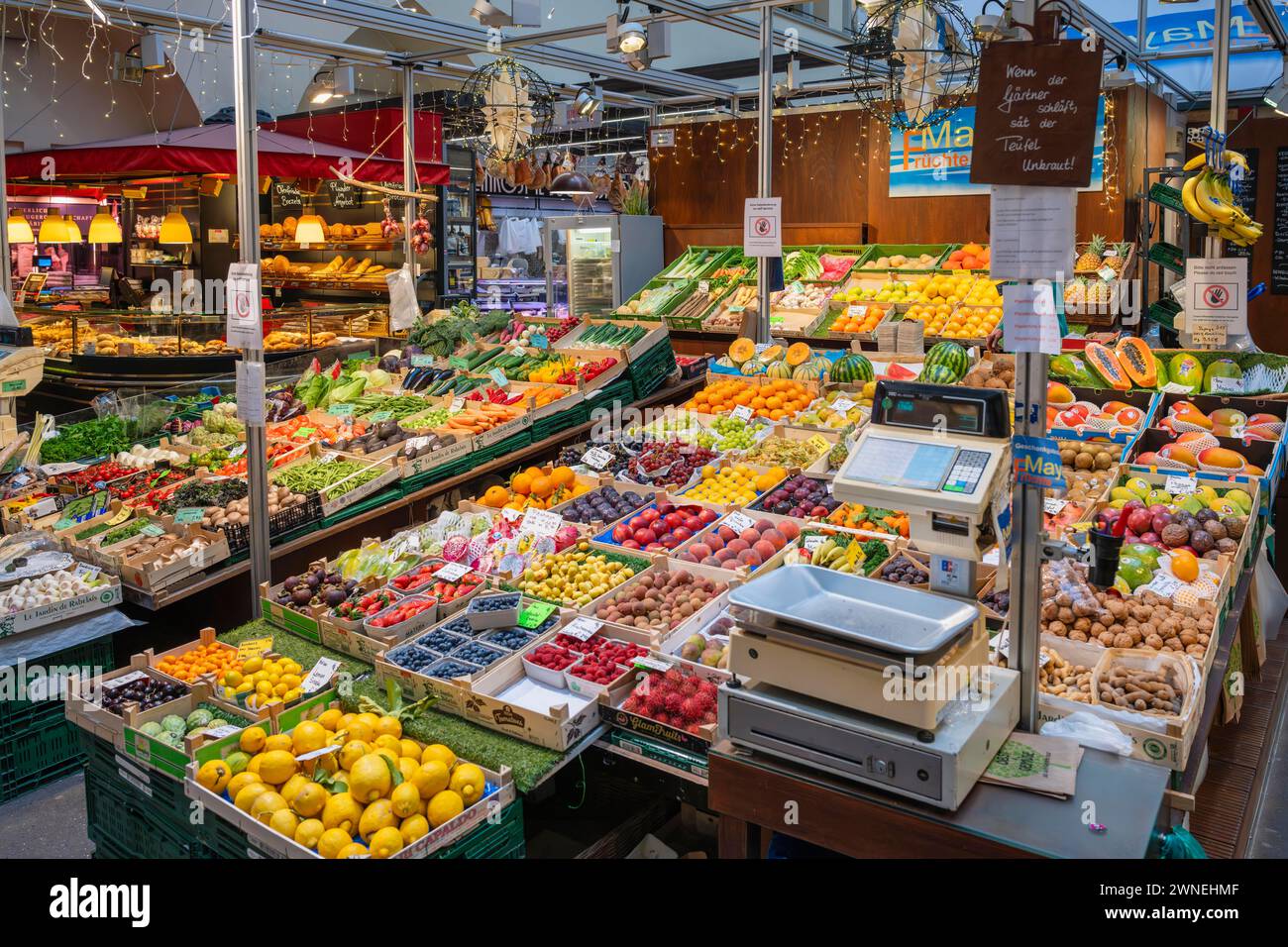 Markthalle market hall stuttgart baden hi-res stock photography and ...