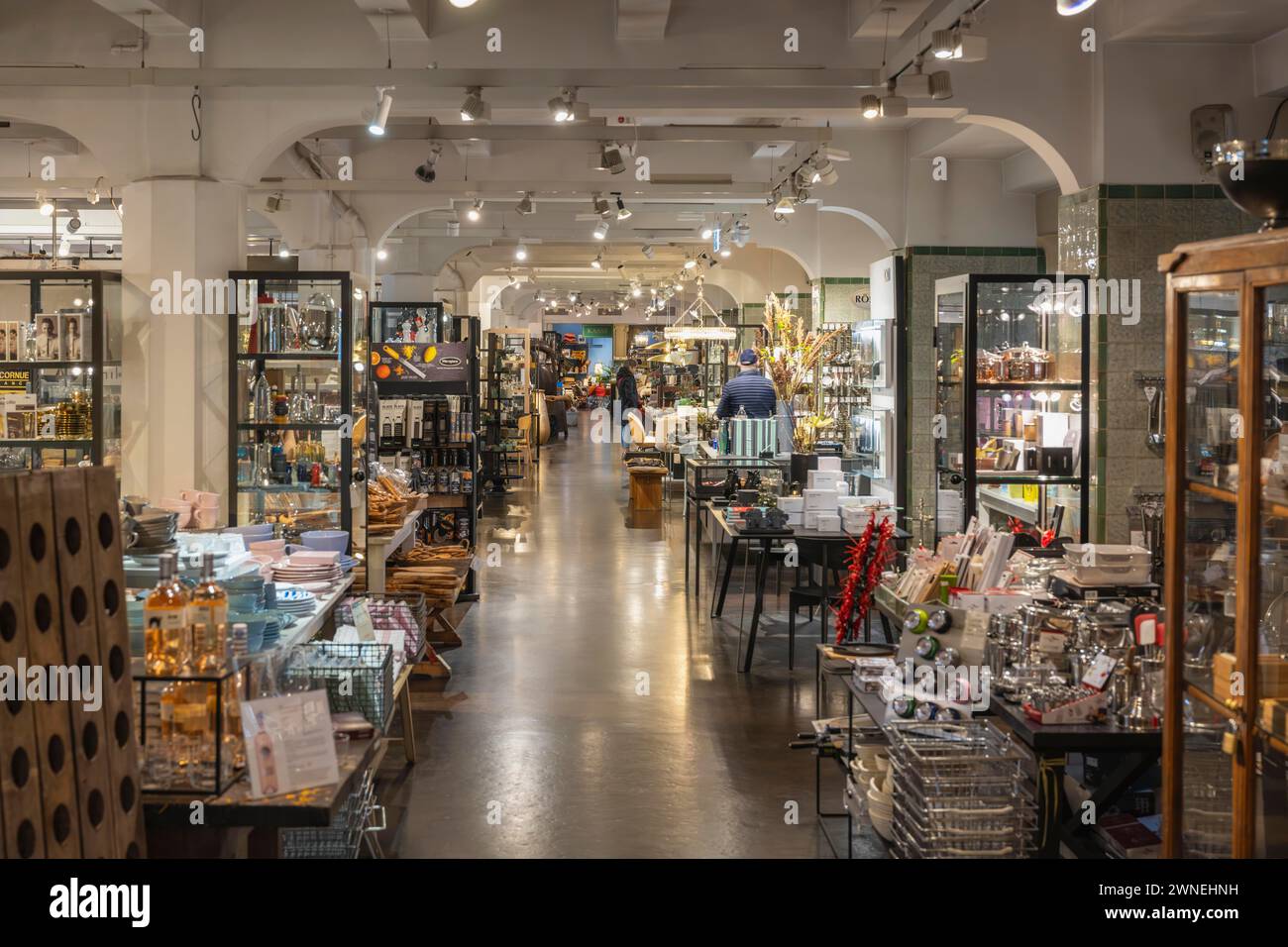 Department stores' with household goods, garden articles and decorative ...