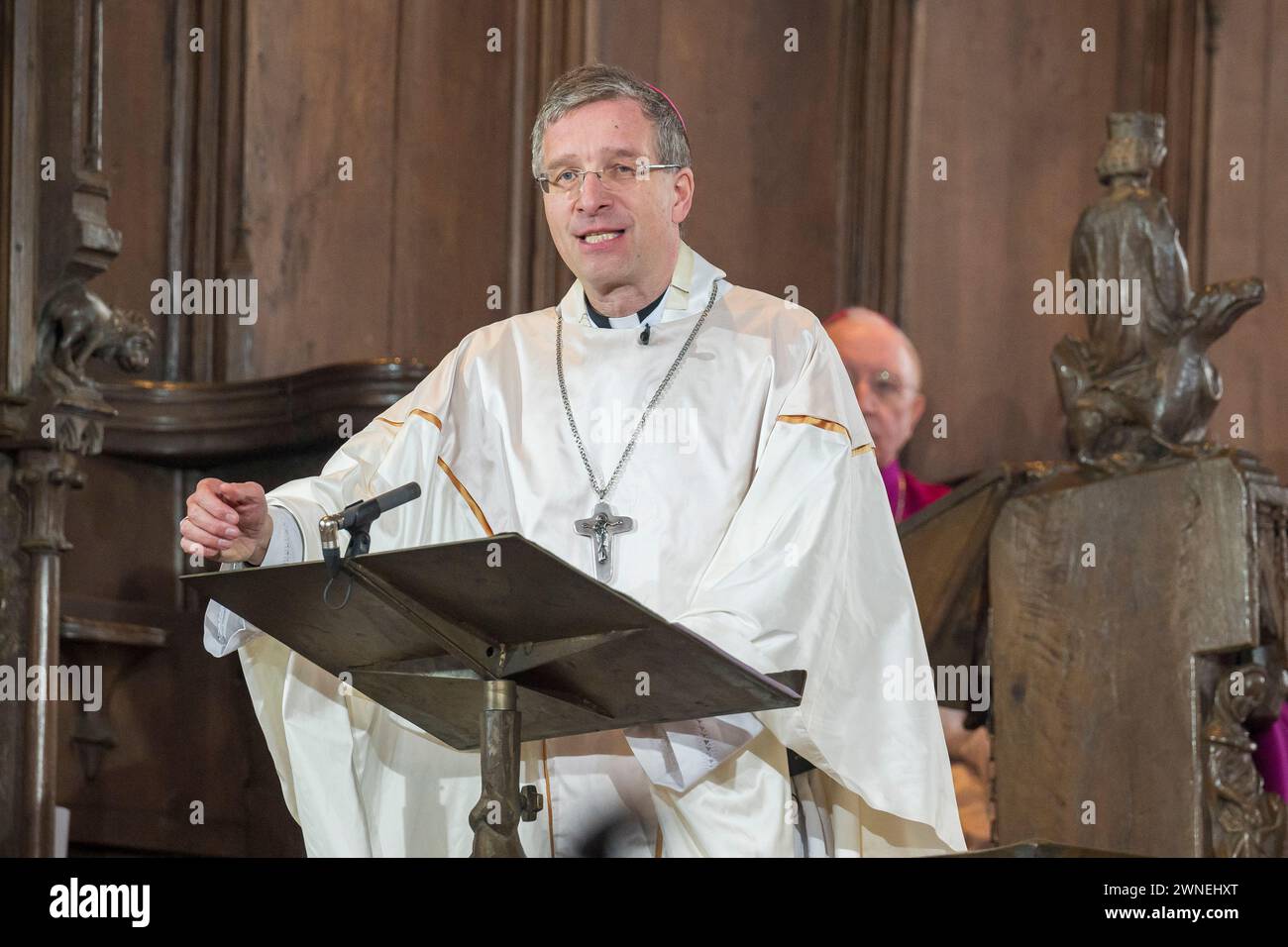 Bamberg, Germany. 02nd Mar, 2024. Michael Gerber, Bishop of Fulda ...