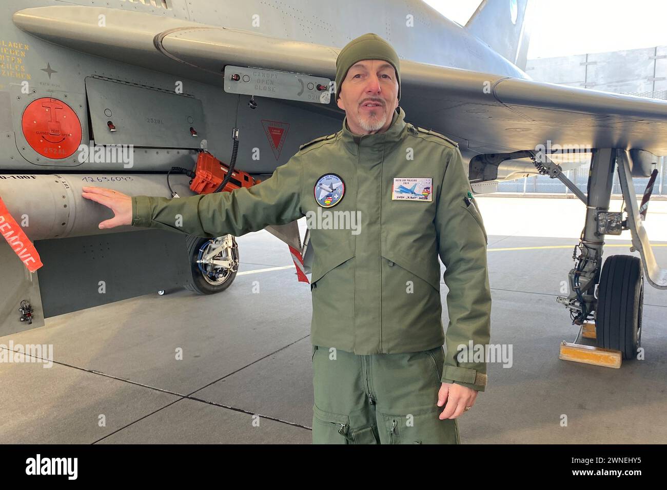 Lielvarde, Latvia. 02nd Mar, 2024. Lieutenant Colonel Swen Jacob ...