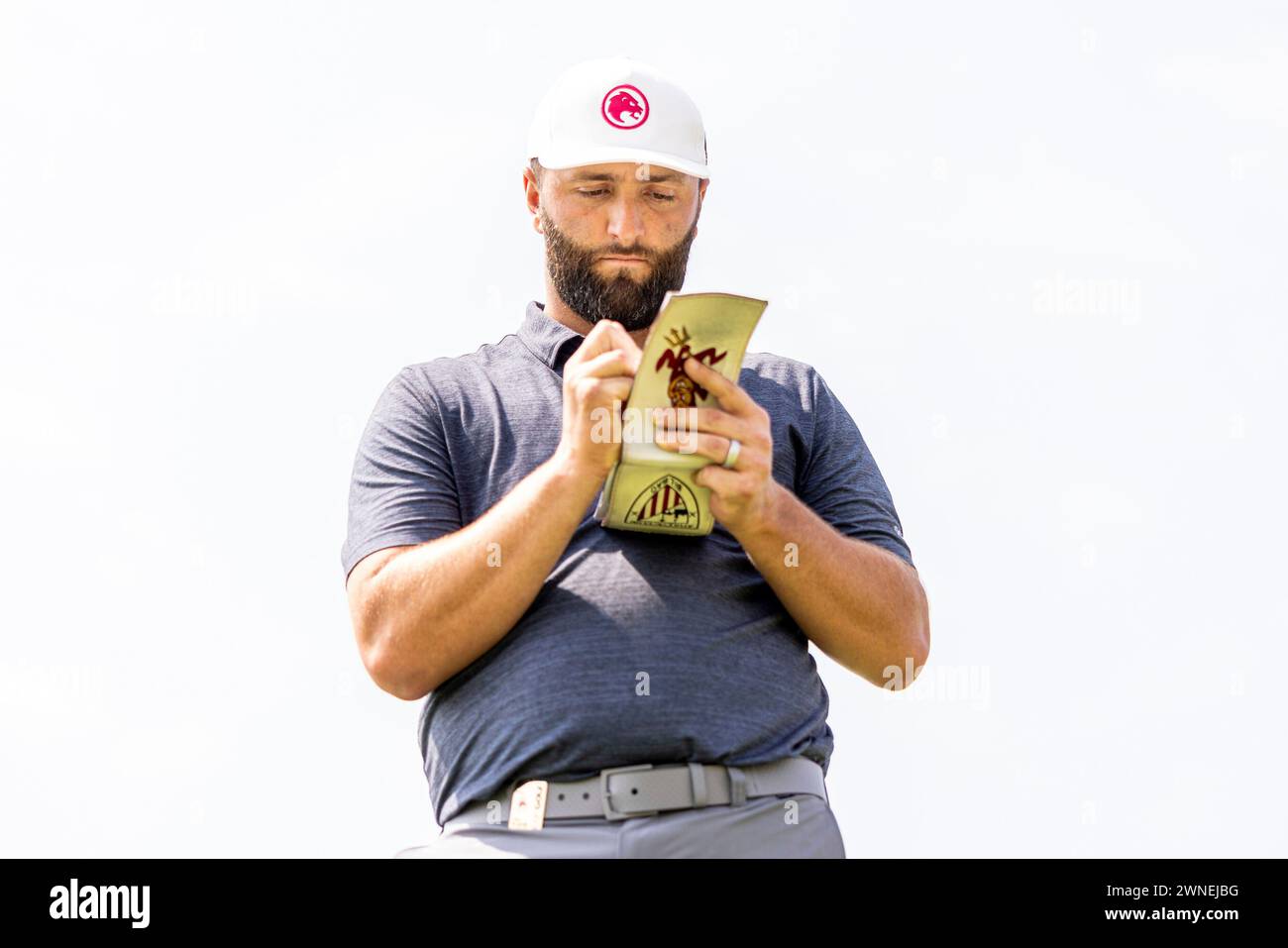Captain Jon Rahm of Legion XIII GC seen on the sixth green during the ...