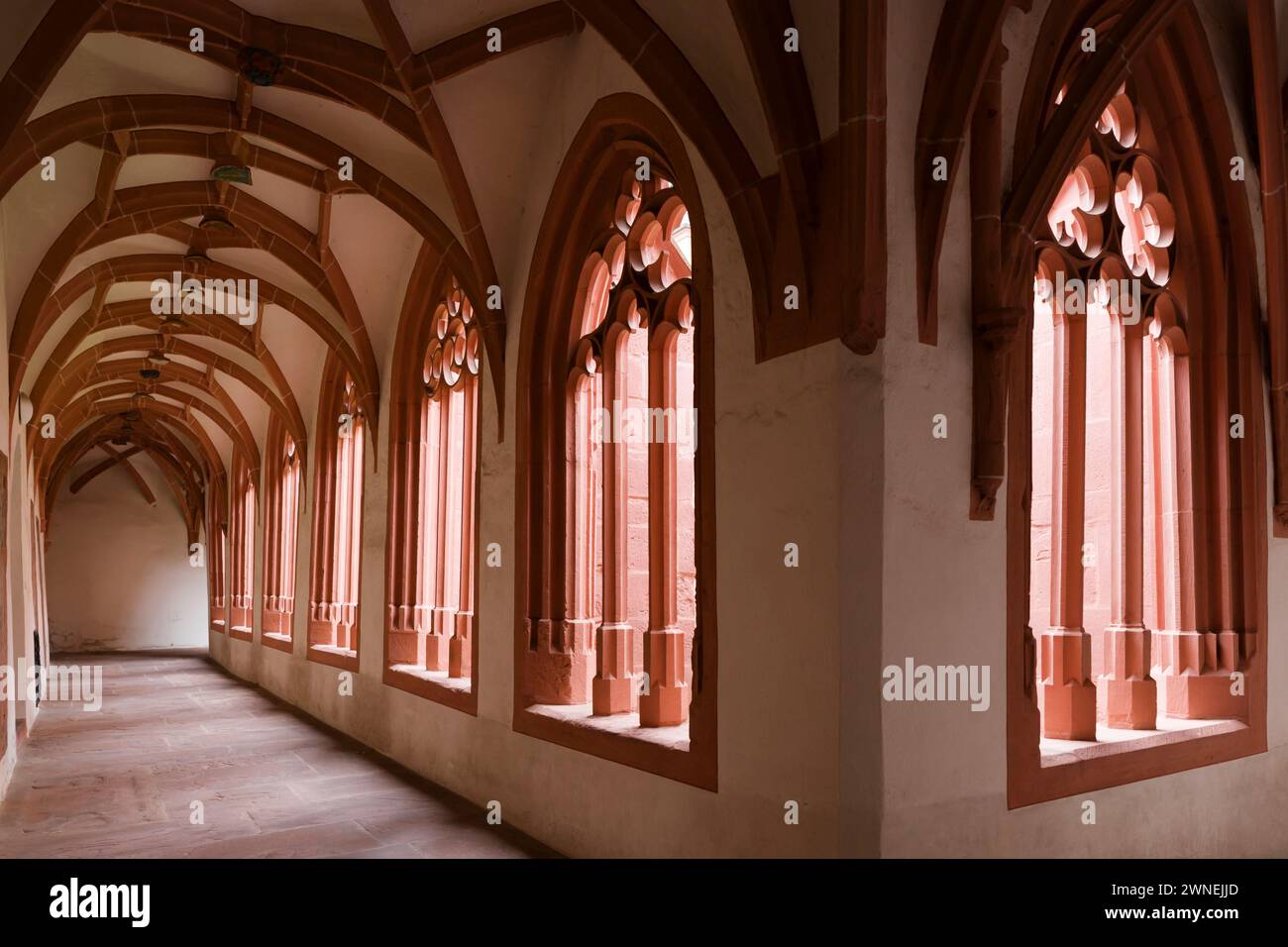 Interior of Cloister of St. Stephan, Mainz / St. Stephan zu Main ...
