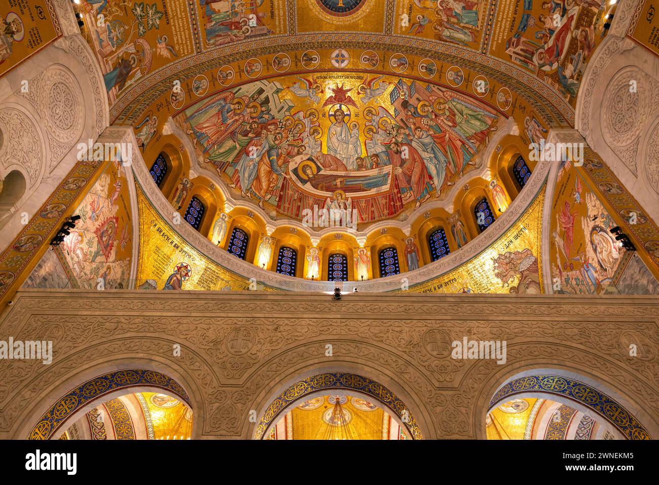 Belgrade, Serbia - 8 FEB 2024: The Church of Saint Sava, Hram Svetog ...