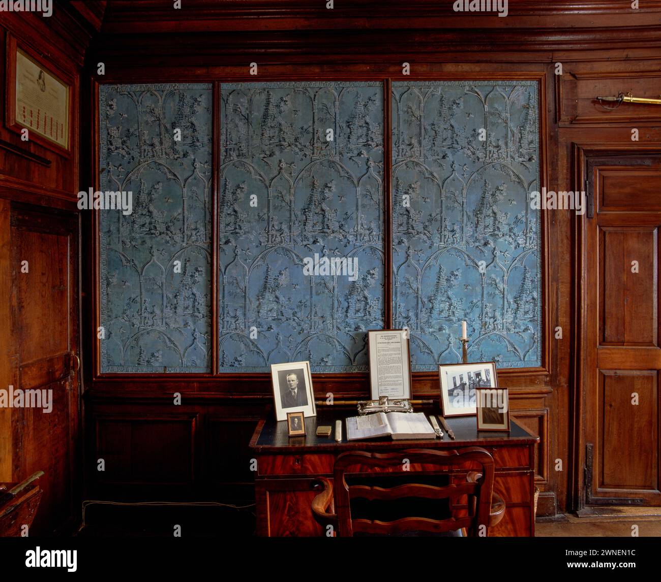 Interior of Sprimghill House and costume museum, Moneymore, County ...