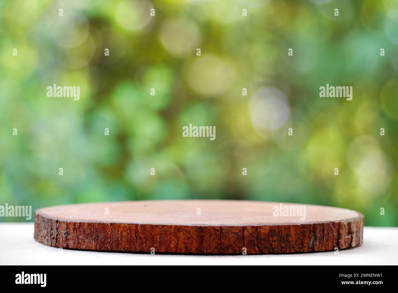 Blank round wooden product display table cylindrical round geometric ...