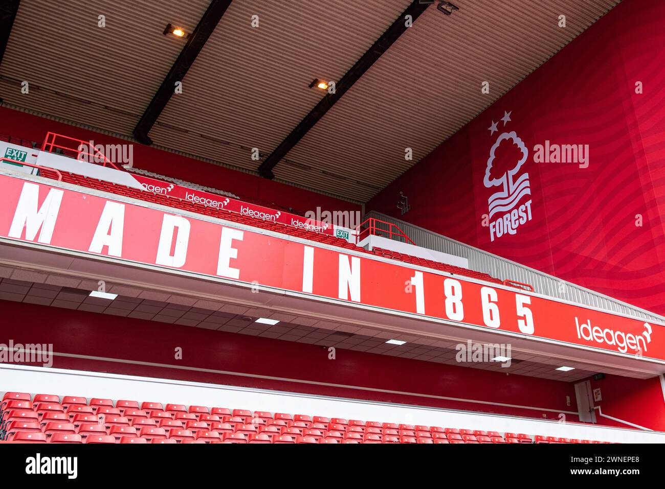 The City Ground, Nottingham, UK. 2nd Mar, 2024. Premier League Football ...