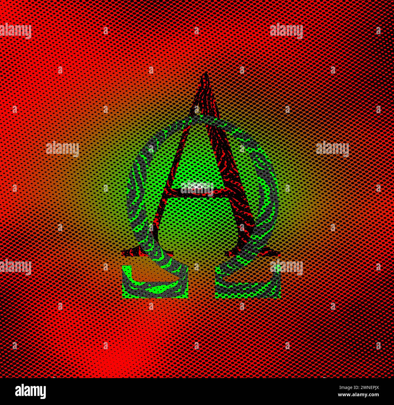 The Alpha Omega letters from the Greek alphabet as a background Stock ...