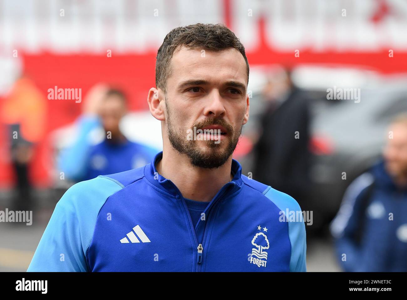 Harry Toffolo of Nottingham Forest during the Premier League match ...